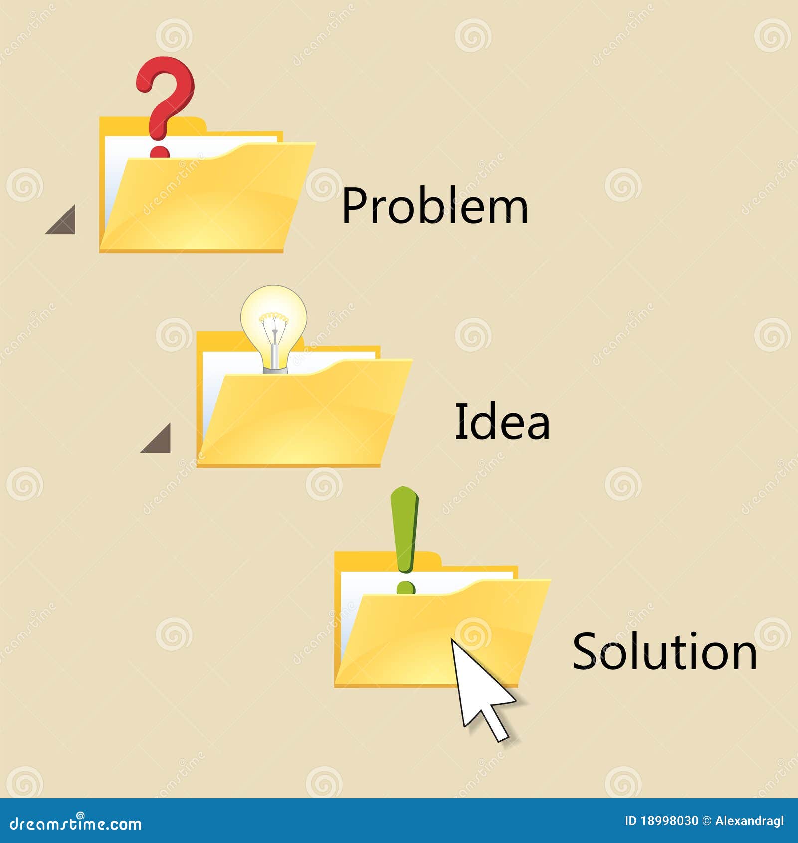 Find solution stock vector. Illustration of computer - 18998030