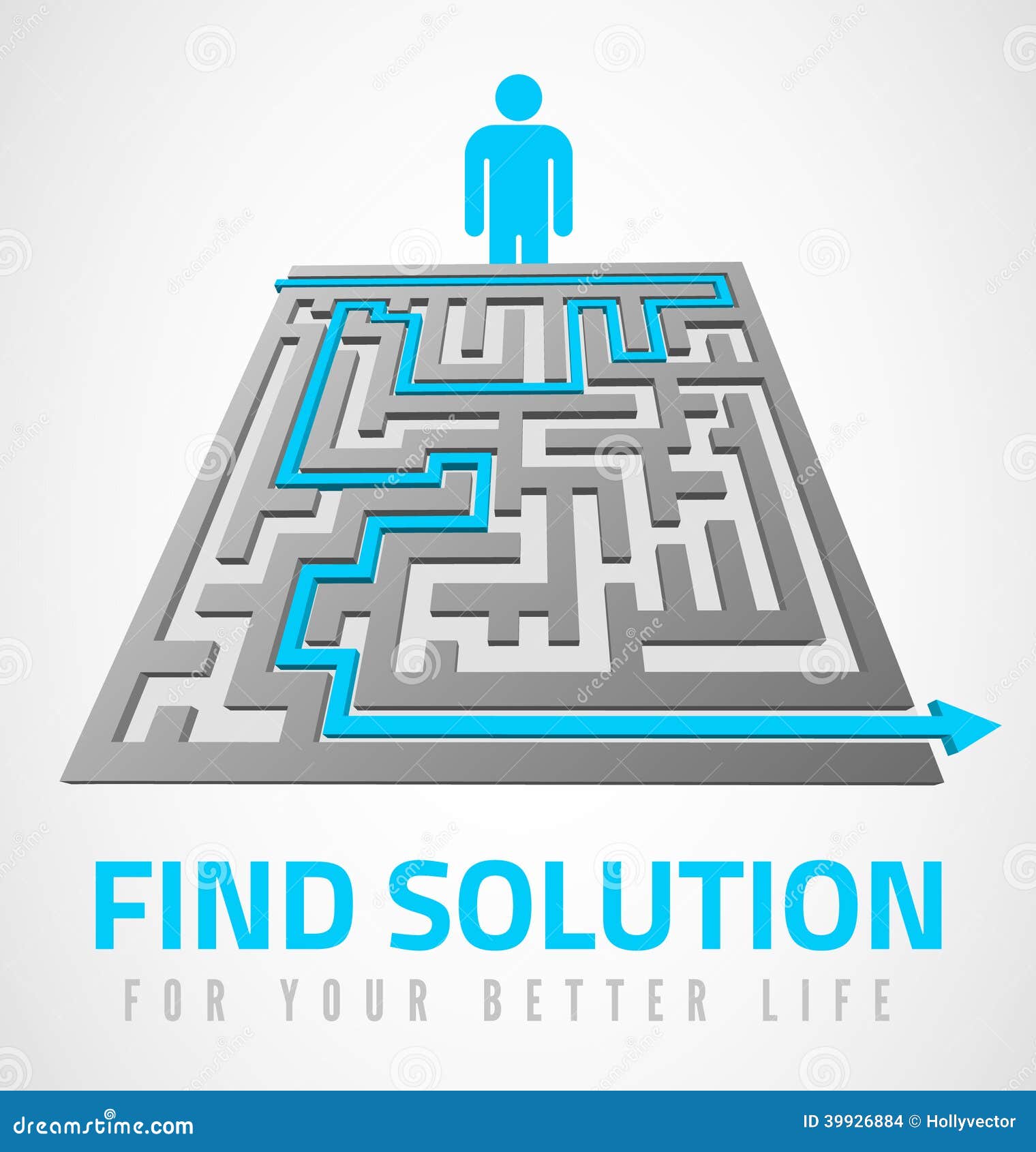 Man Find Solution As Fitting Together Jigsaw Puzzle Pieces. Concept ...