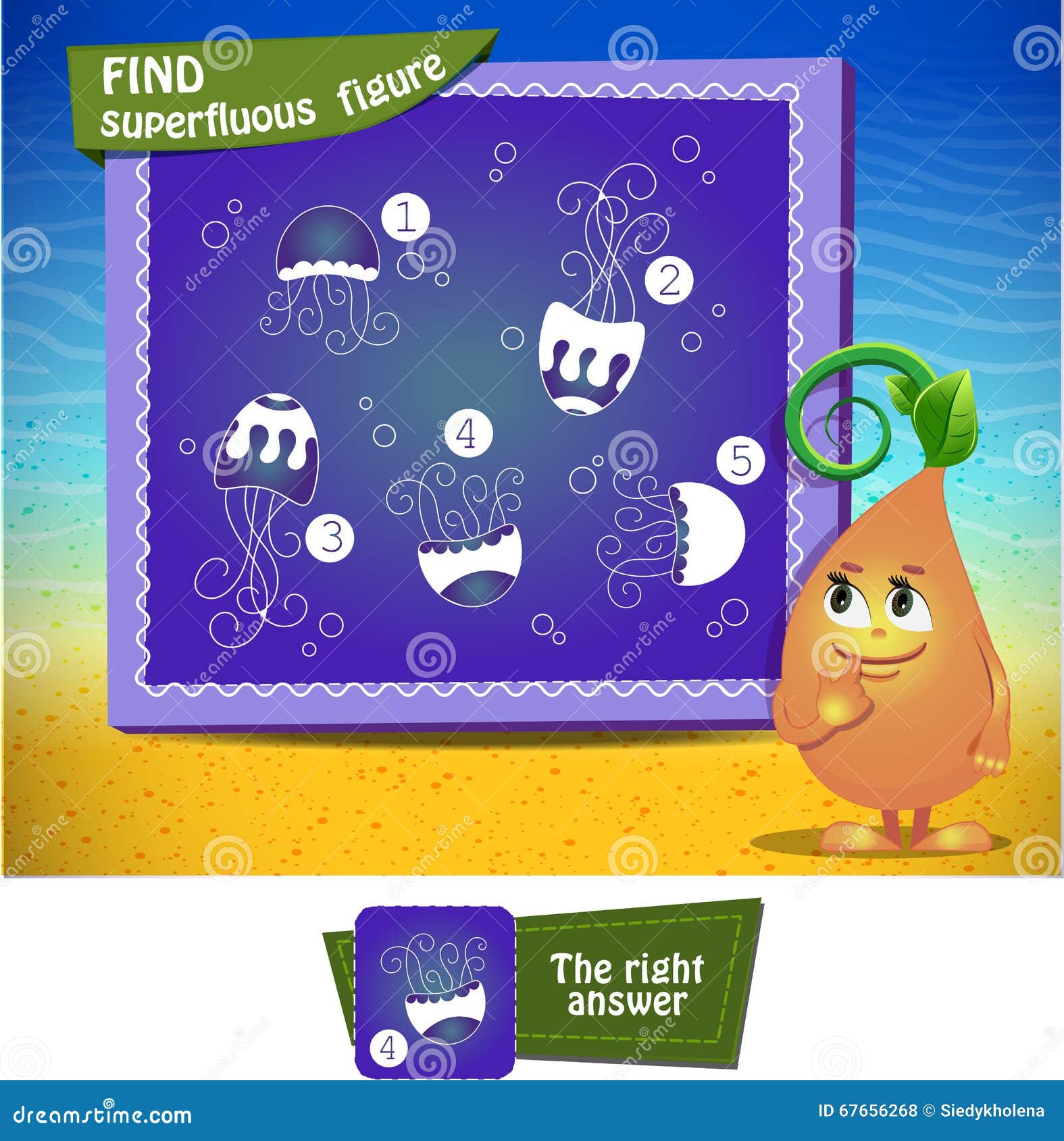 Find Superfluous Figure Jellyfish Stock Illustration - Illustration of ...