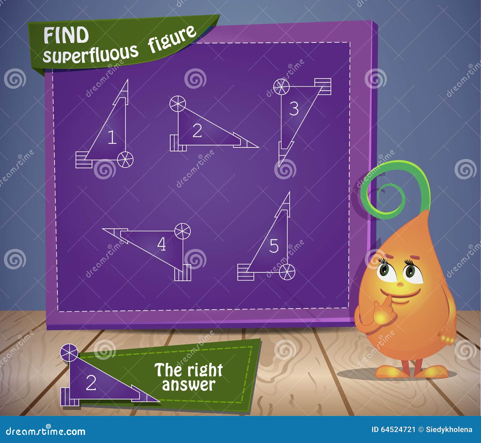 Find superfluous figure stock illustration. Illustration of competition ...