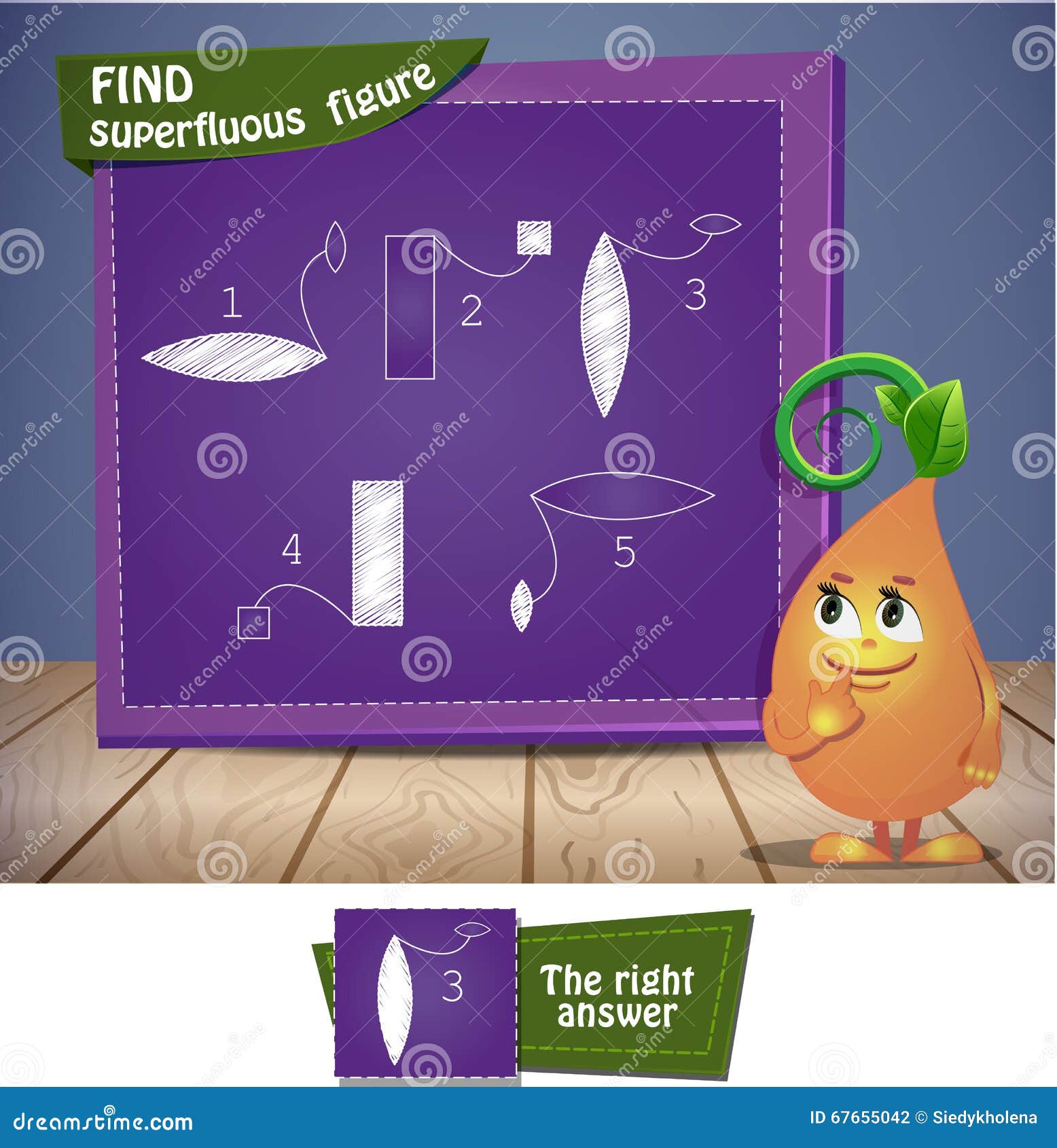 Find superfluous figure 2 stock illustration. Illustration of logic ...