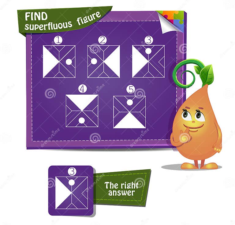 Find superfluous figure stock illustration. Illustration of educational ...