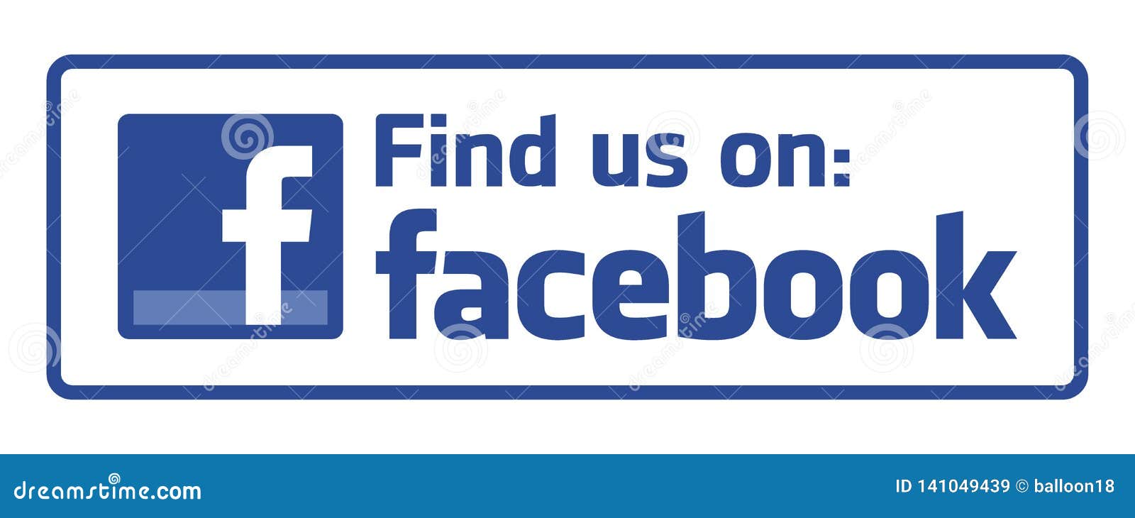 Find us on facebook editorial stock image. Illustration of blog - 141049439