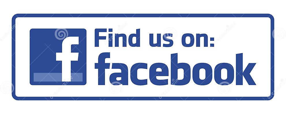 Find us on facebook editorial stock image. Illustration of blog - 141049439