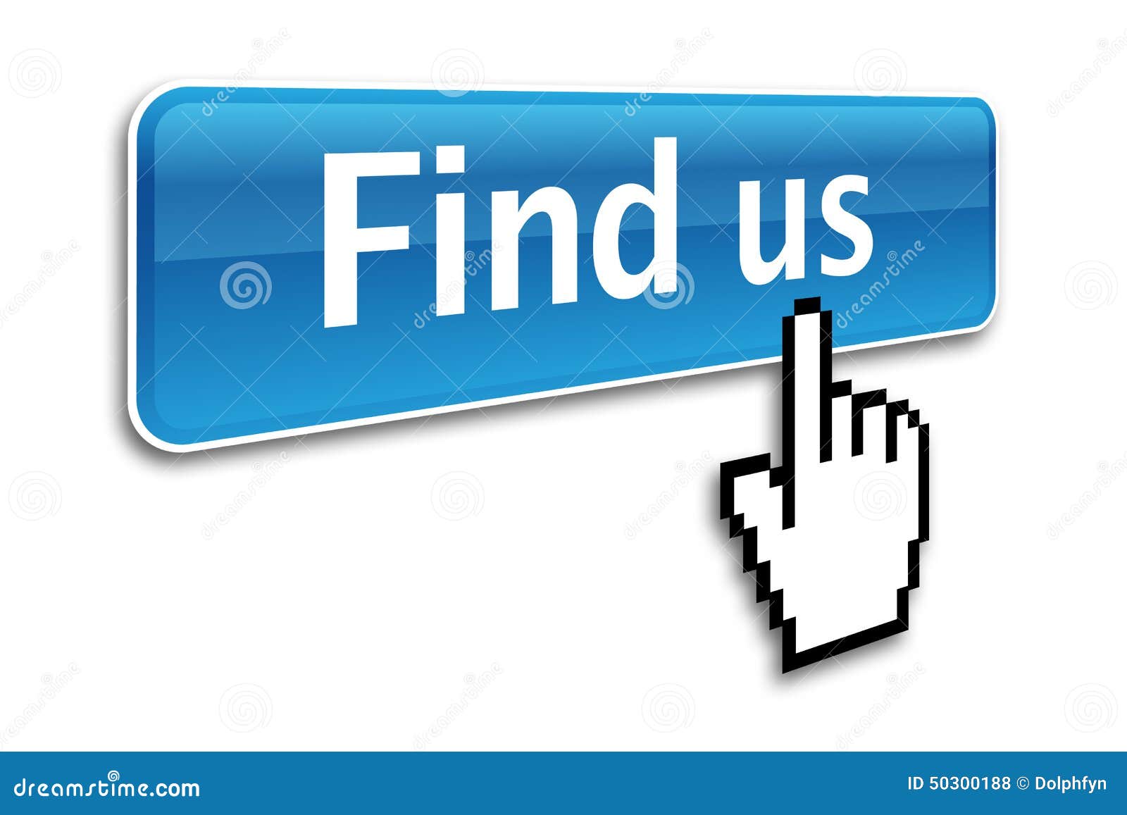 Find us button stock illustration. Illustration of sign - 50300188
