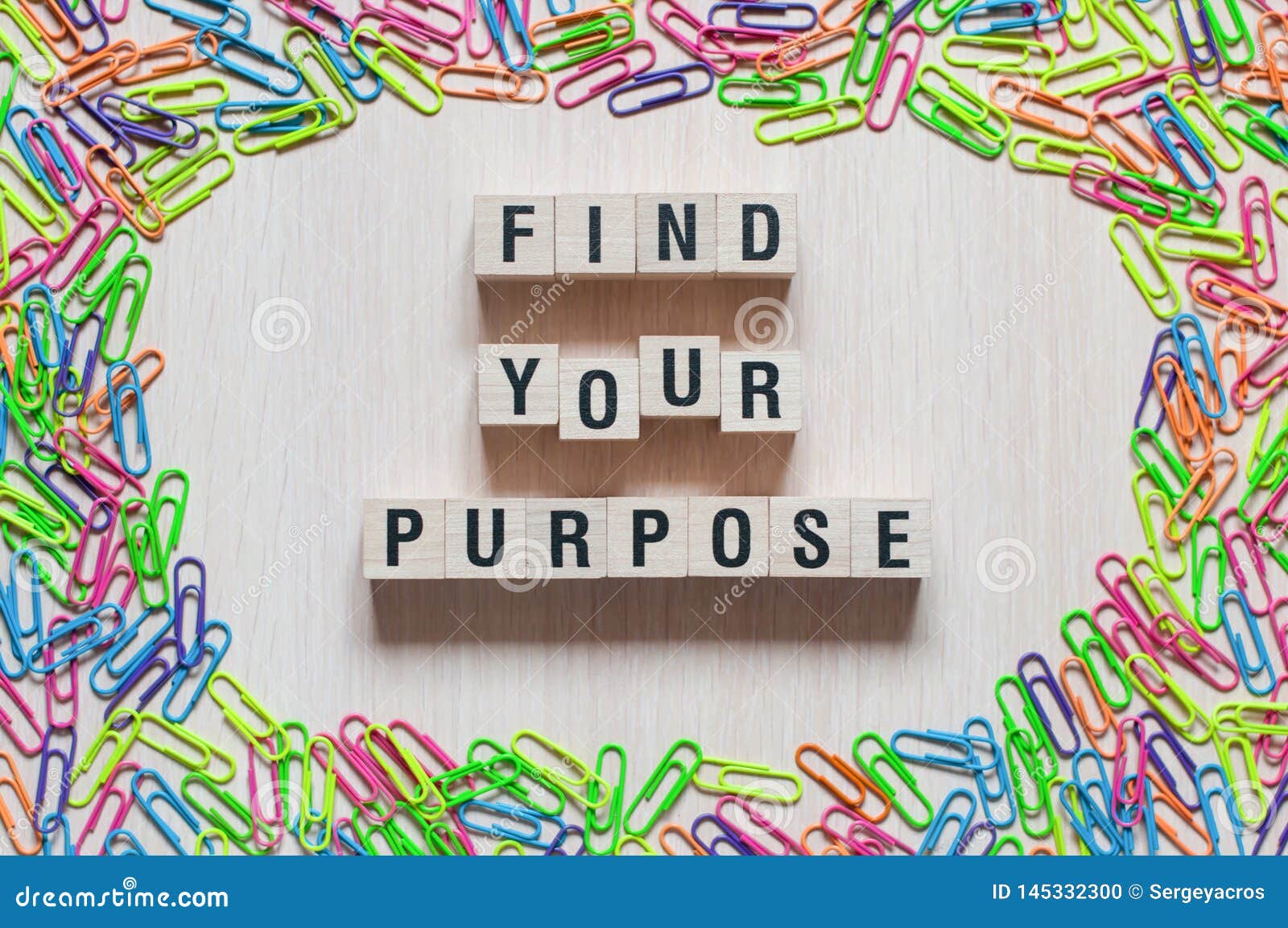 Find Your Purpose Word Concept Stock Photo - Image of knowledge ...