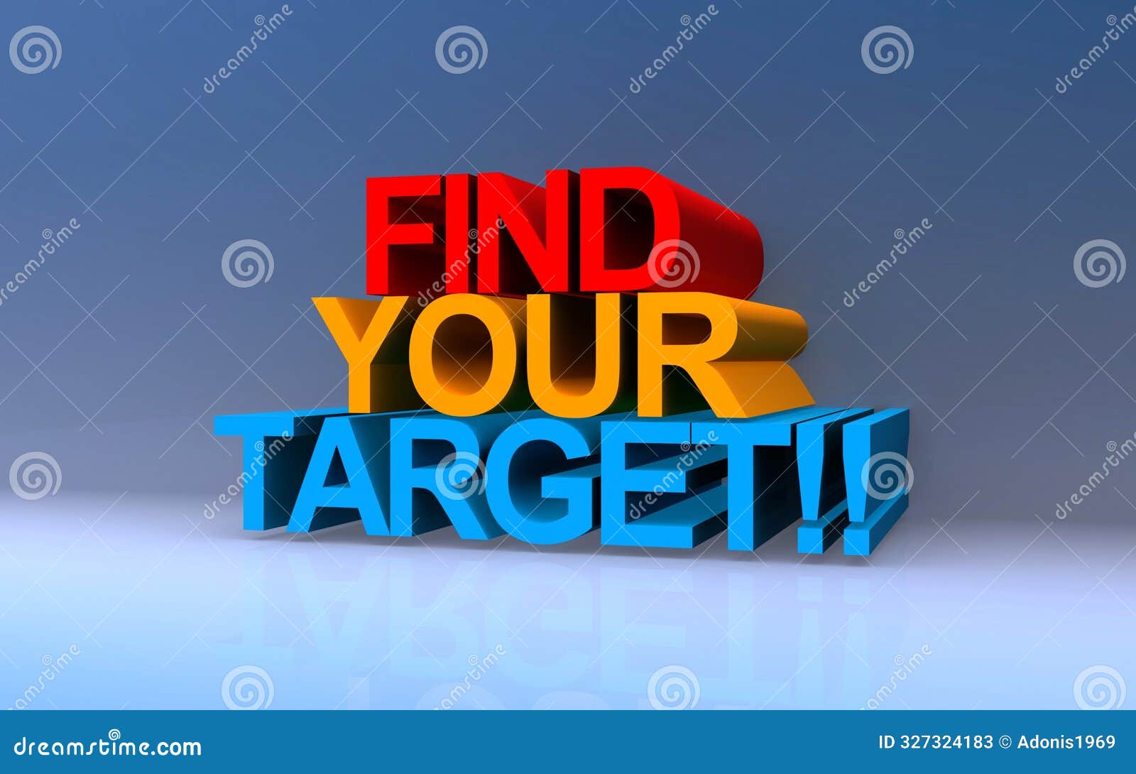 Find your target on blue stock image. Image of optimization - 327324183