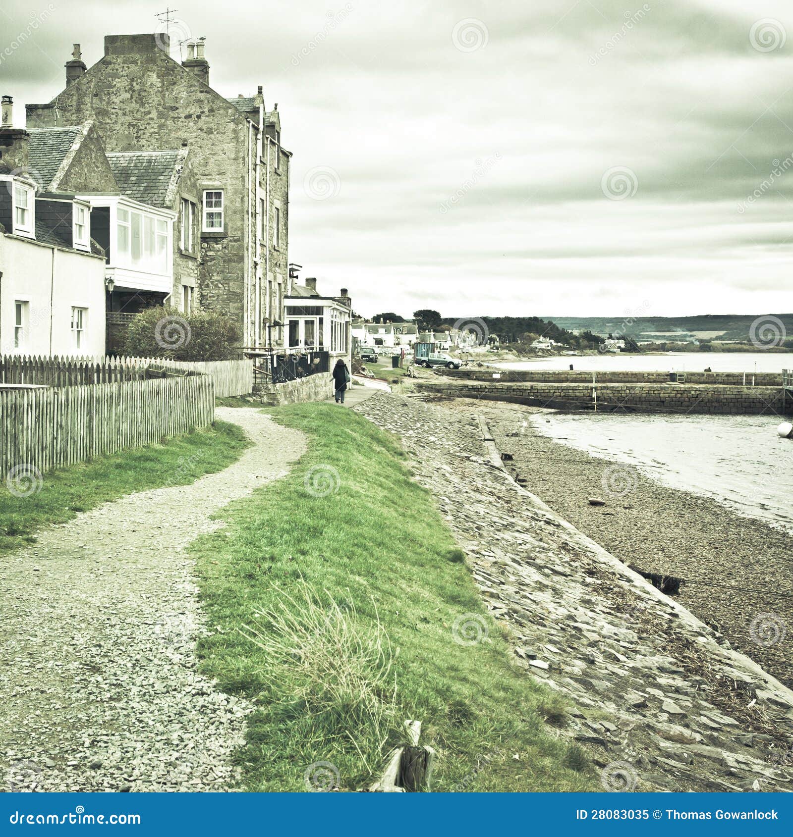 Findhorn path stock image. Image of bank, estuary, firth - 28083035