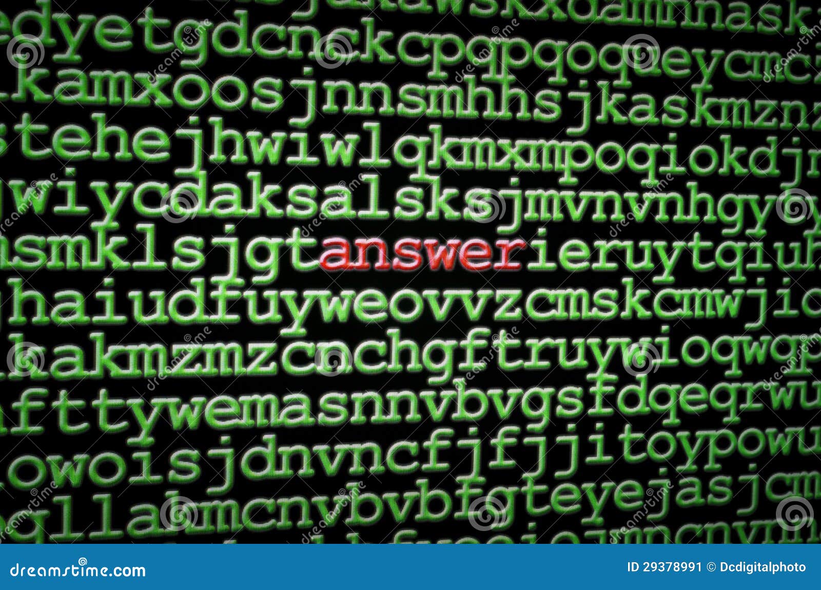 Finding the answer stock illustration. Illustration of black - 29378991