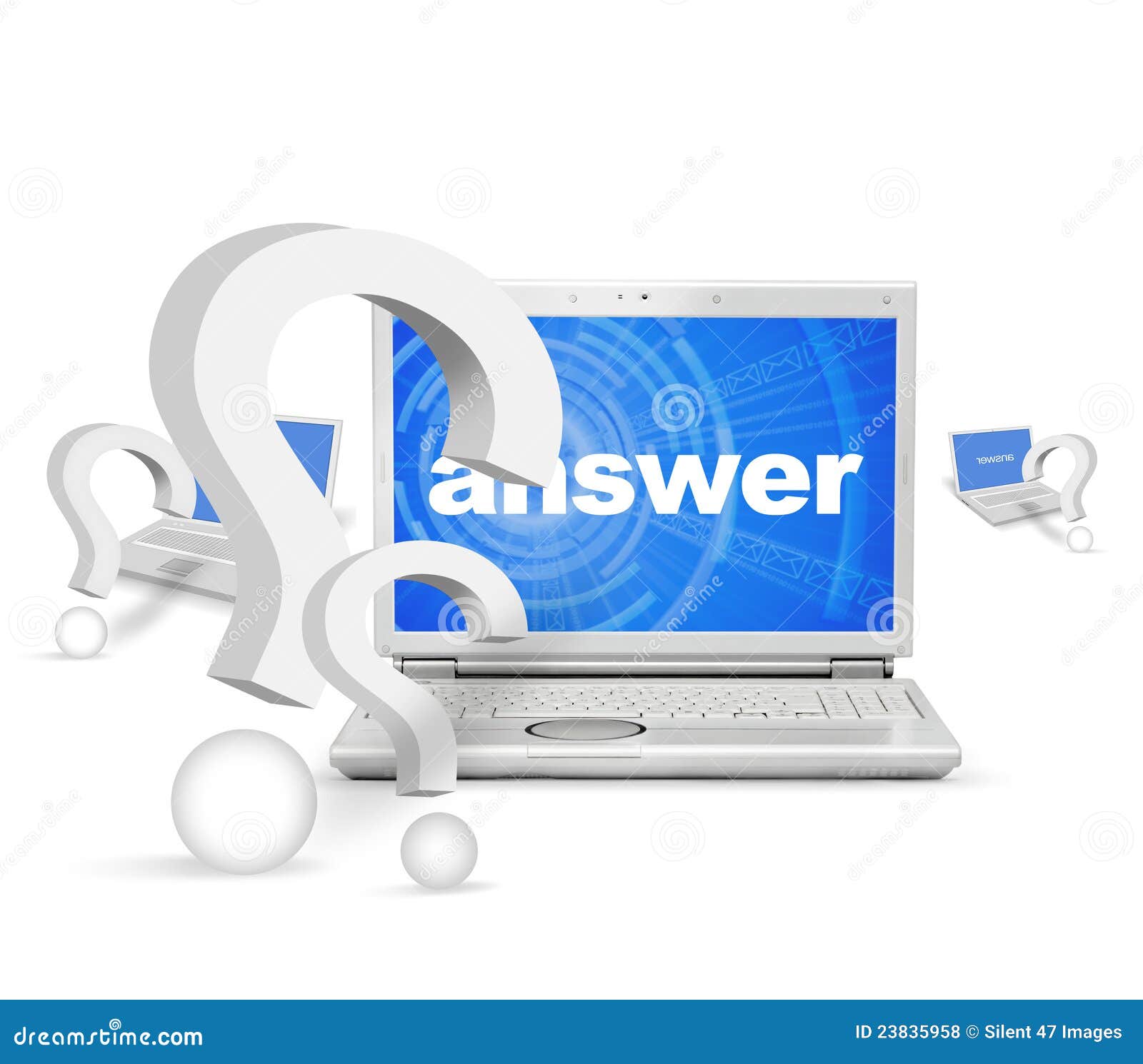 Finding answers stock illustration. Illustration of looking - 23835958