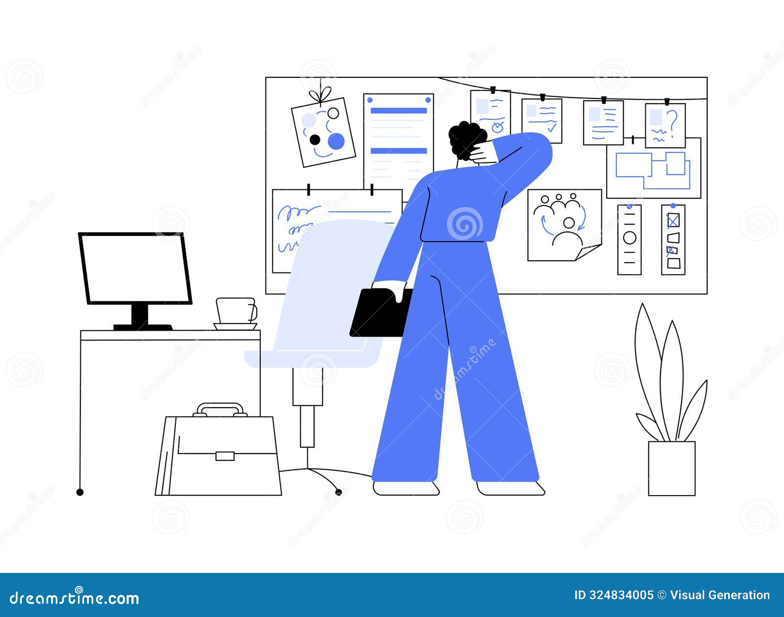 Finding Business Model Abstract Concept Vector Illustration. Stock ...