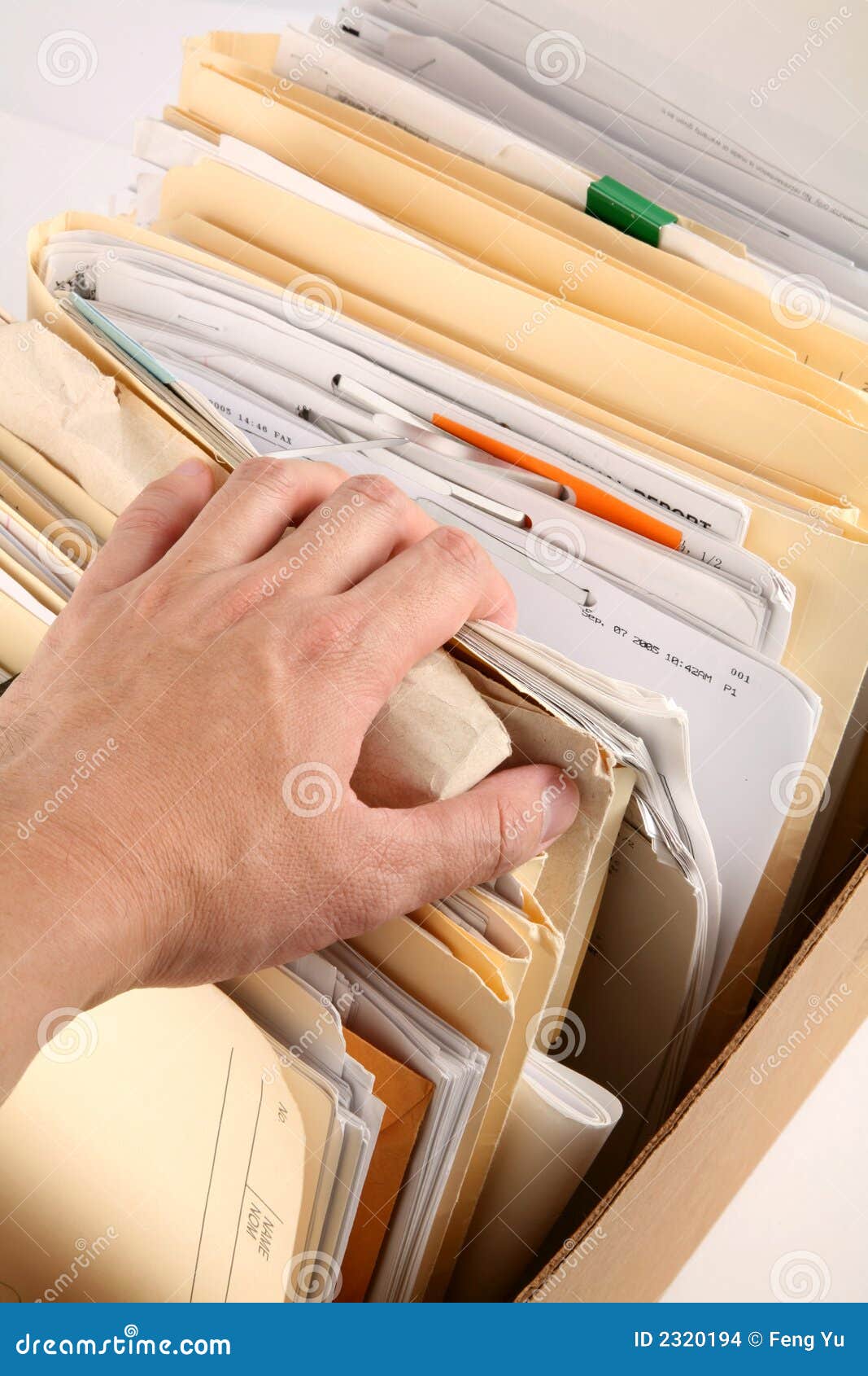 Finding document stock photo. Image of information, supplies - 2320194