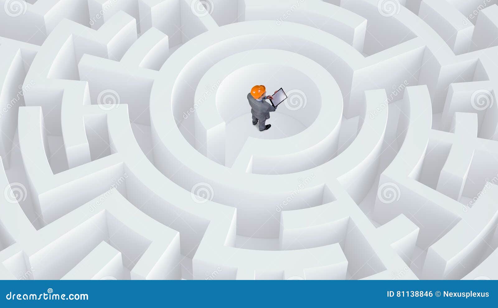 Finding Effective Solution . Mixed Media Stock Illustration ...