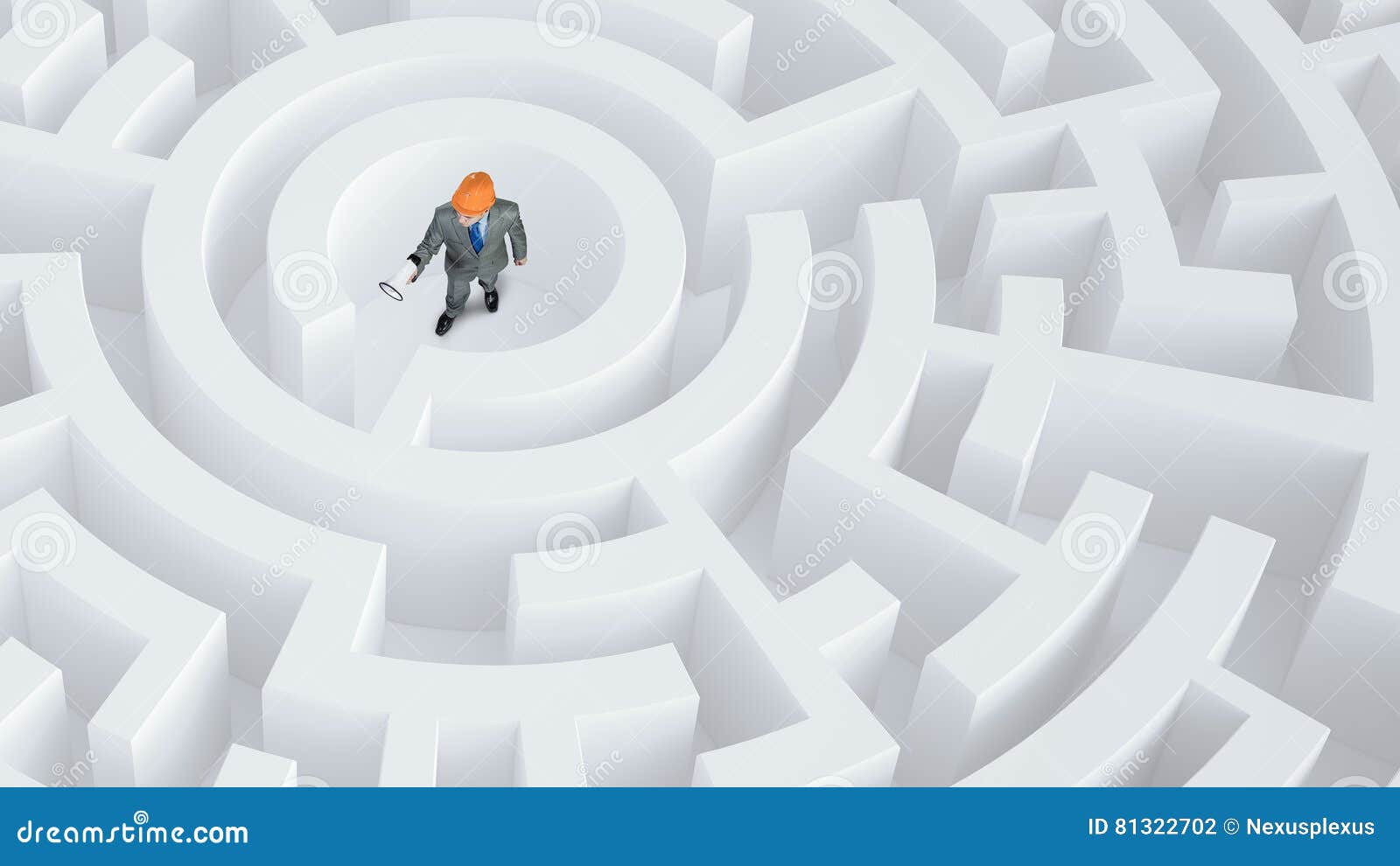 Finding Effective Solution . Mixed Media Stock Illustration ...