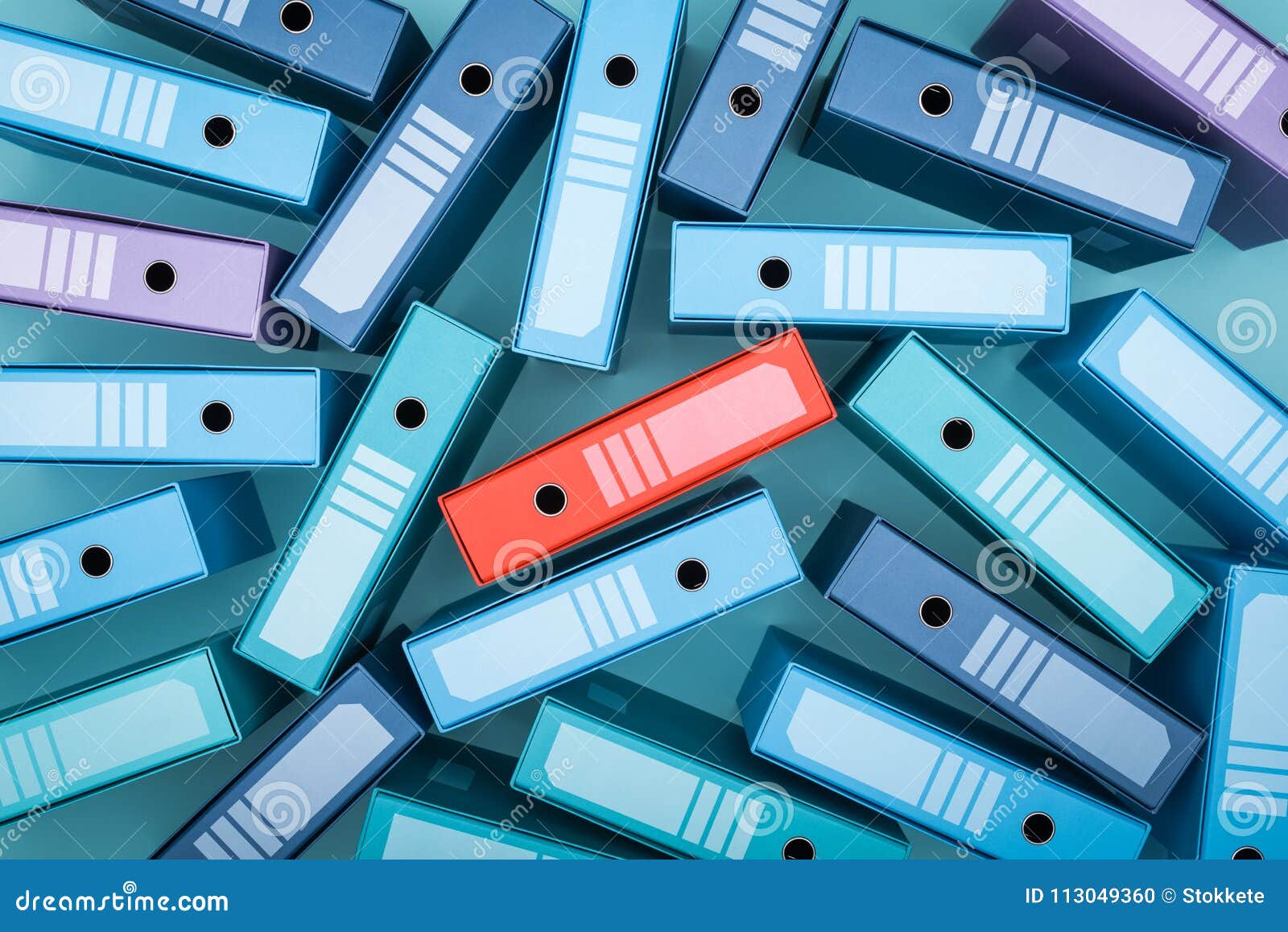Finding a Folder in a Messy Archive Stock Photo - Image of ...