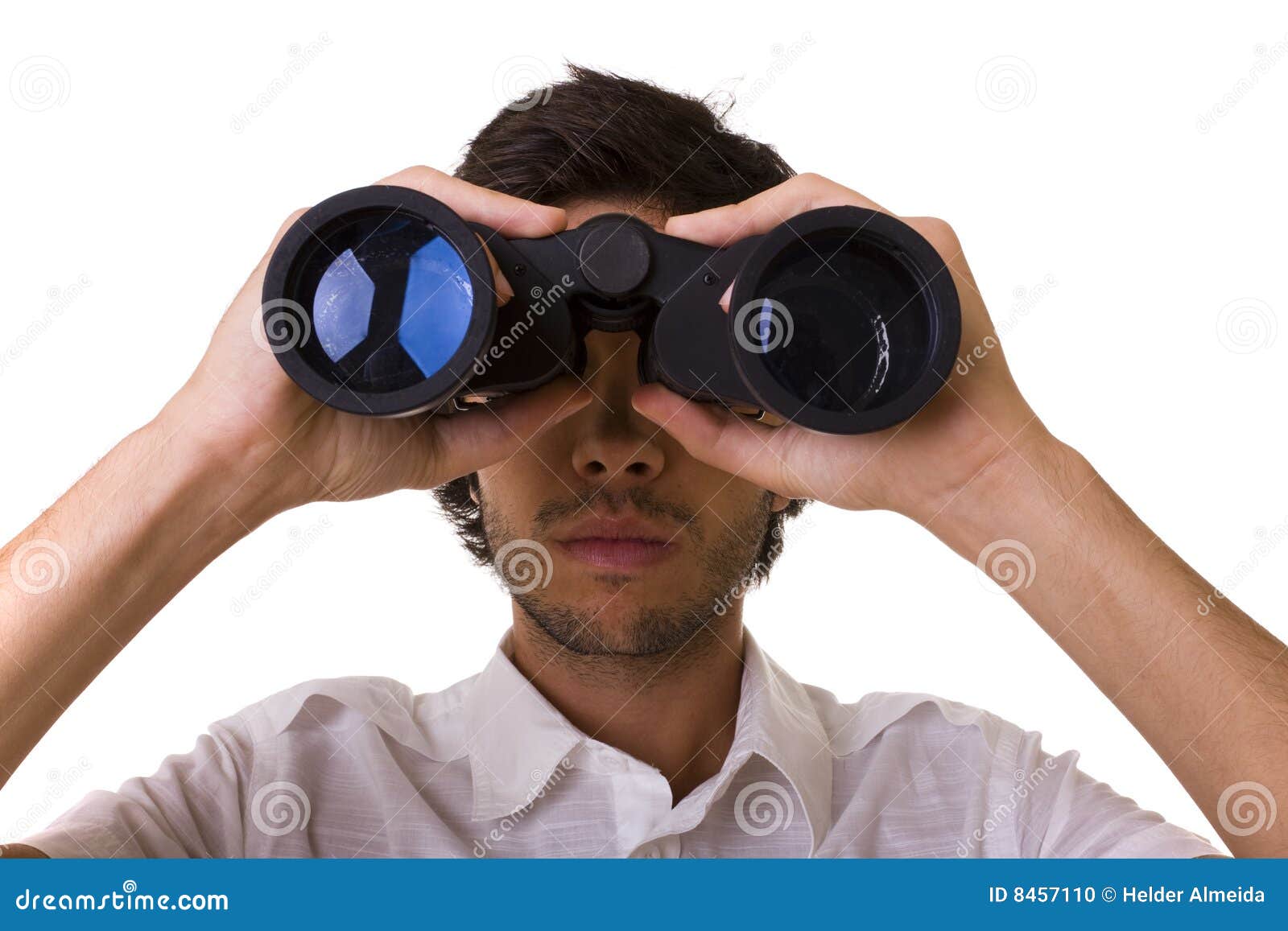 Finding the future stock photo. Image of metaphor, binocular - 8457110