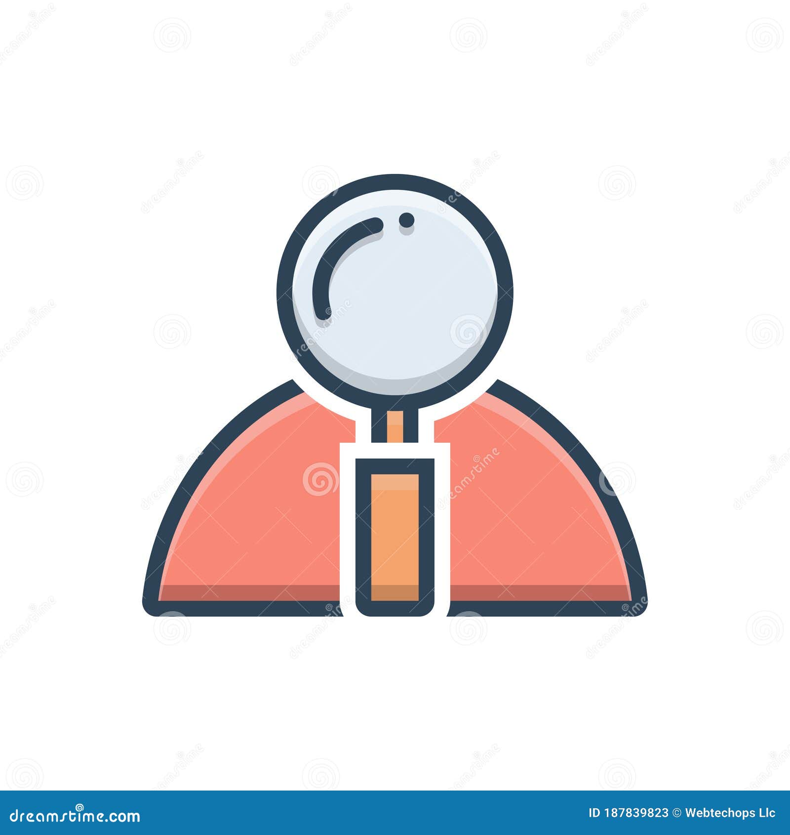 Color Illustration Icon for Finding, Solution and Research Stock ...