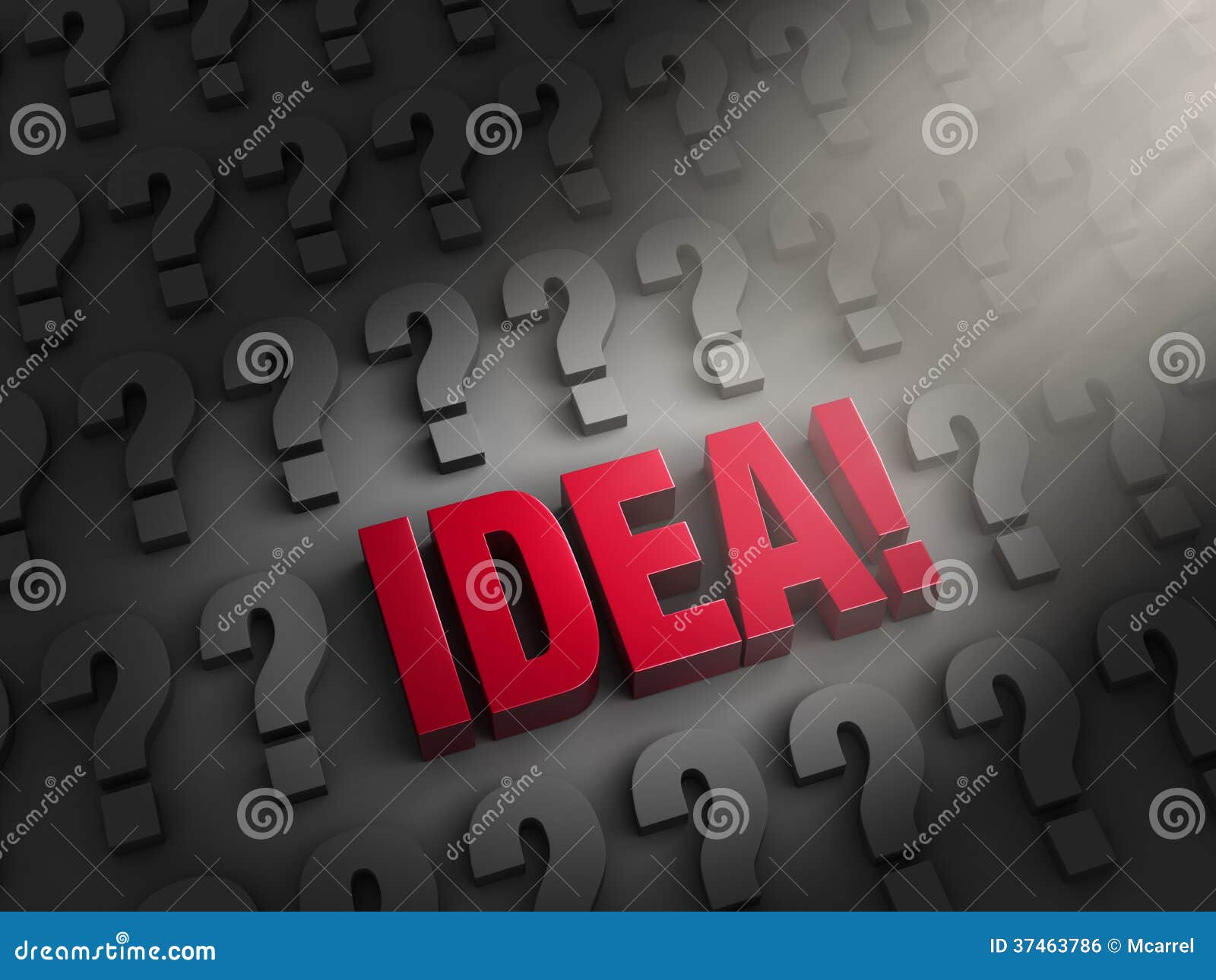 Finding an Idea! stock illustration. Illustration of thunderbolt - 37463786