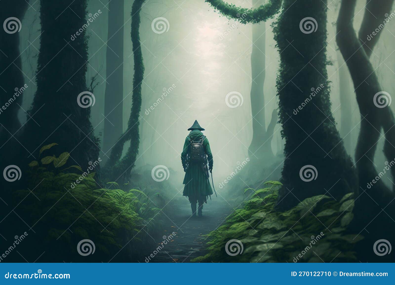 Finding Peace in Solitude: Exploring the Forest Alone, Generative Ai ...