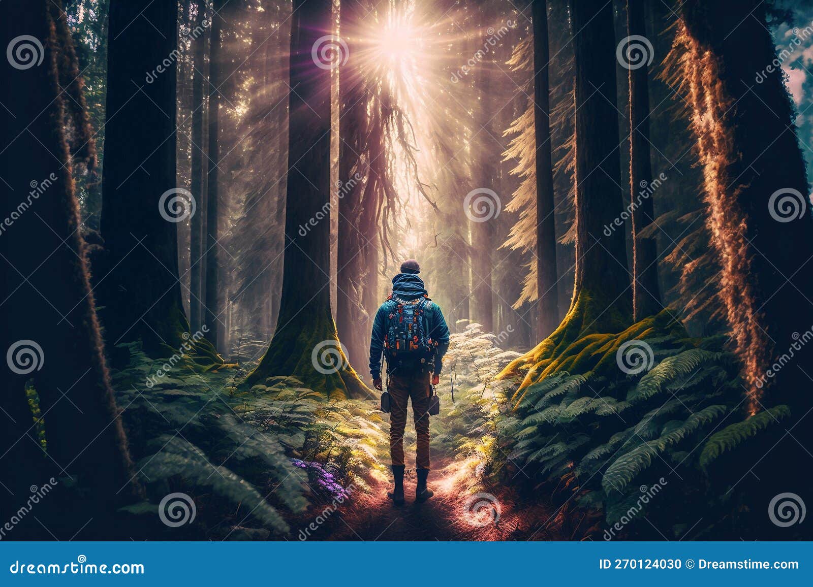 Finding Peace in Solitude: Exploring the Forest Alone, Generative Ai ...
