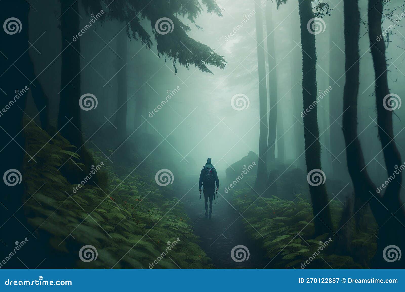 Finding Peace in Solitude: Exploring the Forest Alone, Generative Ai ...