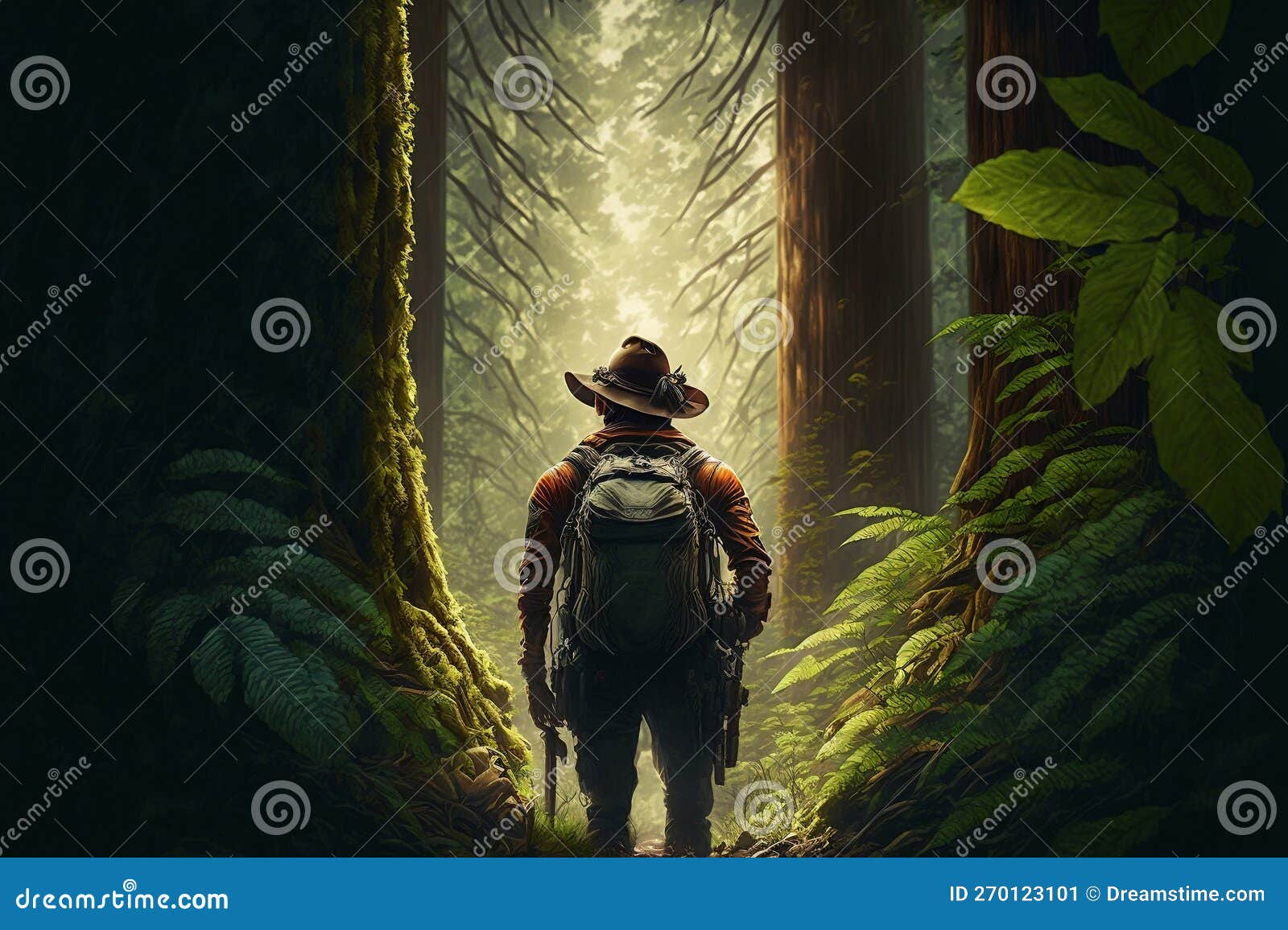 Finding Peace in Solitude: Exploring the Forest Alone, Generative Ai ...