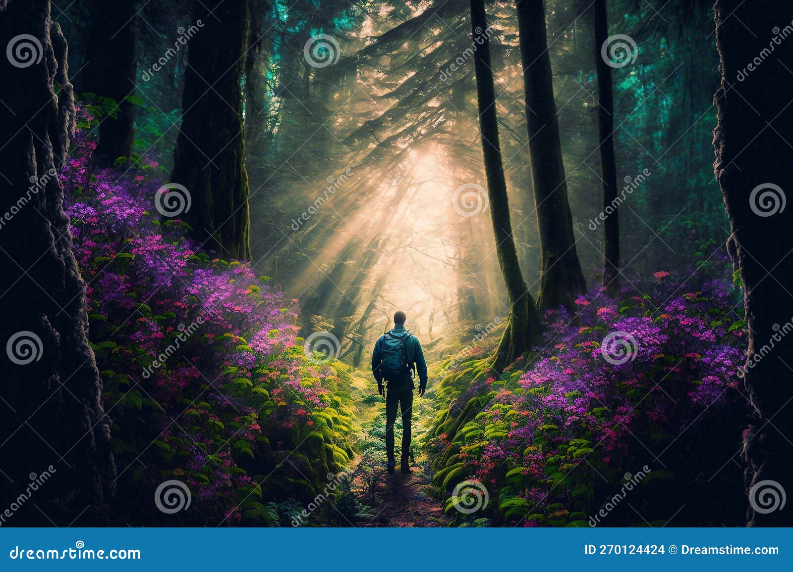Finding Peace in Solitude: Exploring the Forest Alone, Generative Ai ...