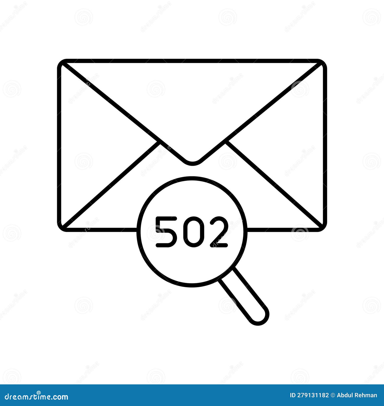 Postcode Icon Of 3 Types Color, Black And White, Outline. Isolated ...