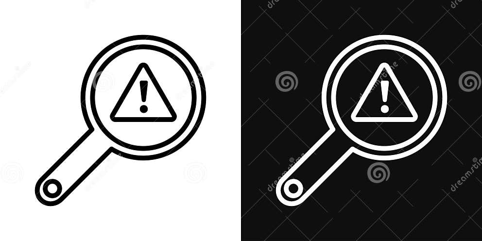 Finding problem icon stock vector. Illustration of monitoring - 338050119