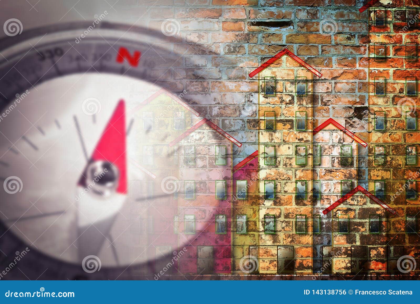 Finding the Right Home for You! - Concept Image with Buildings and ...