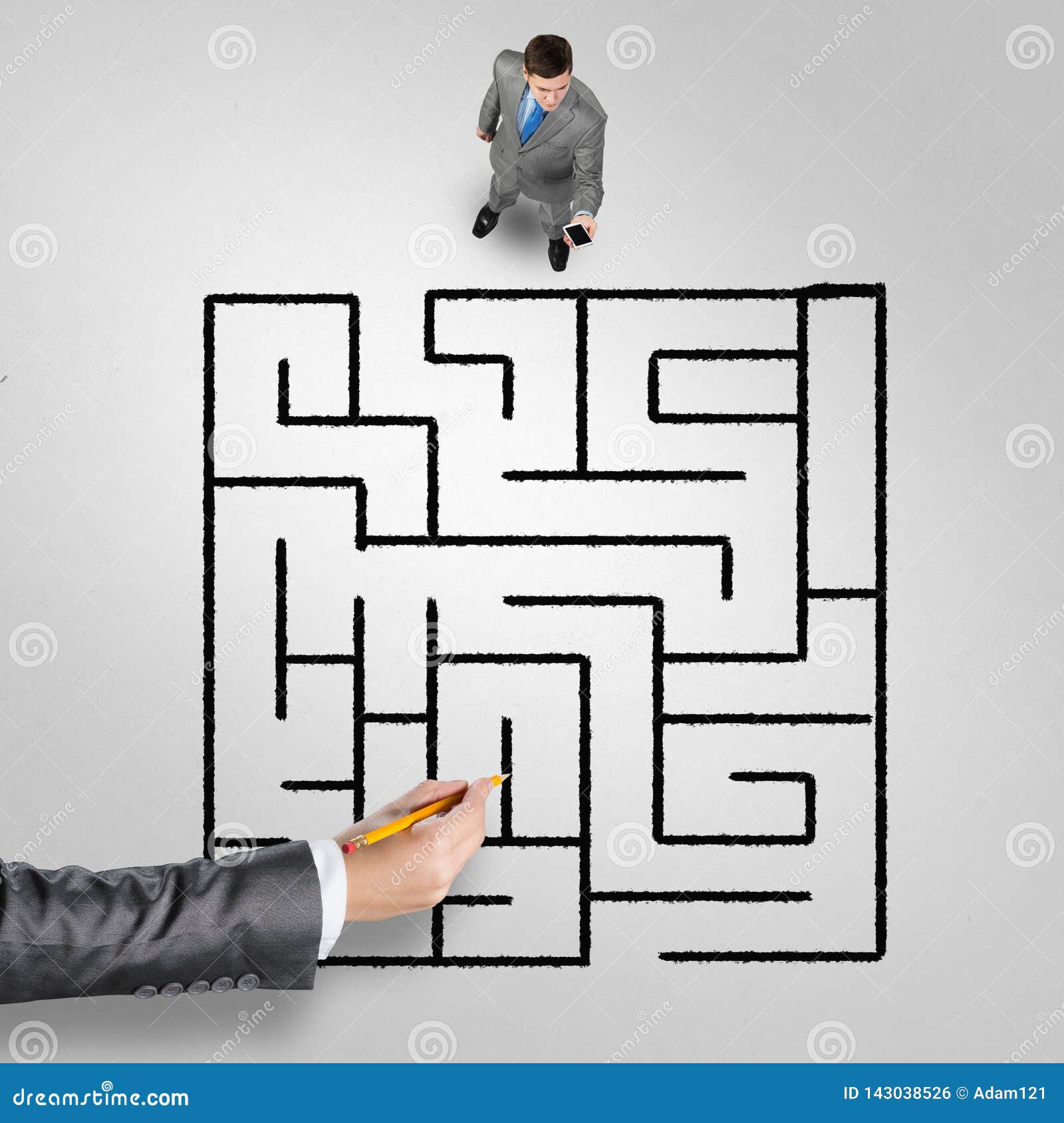 Finding Right Problem Solution Stock Photo - Image of desicion ...