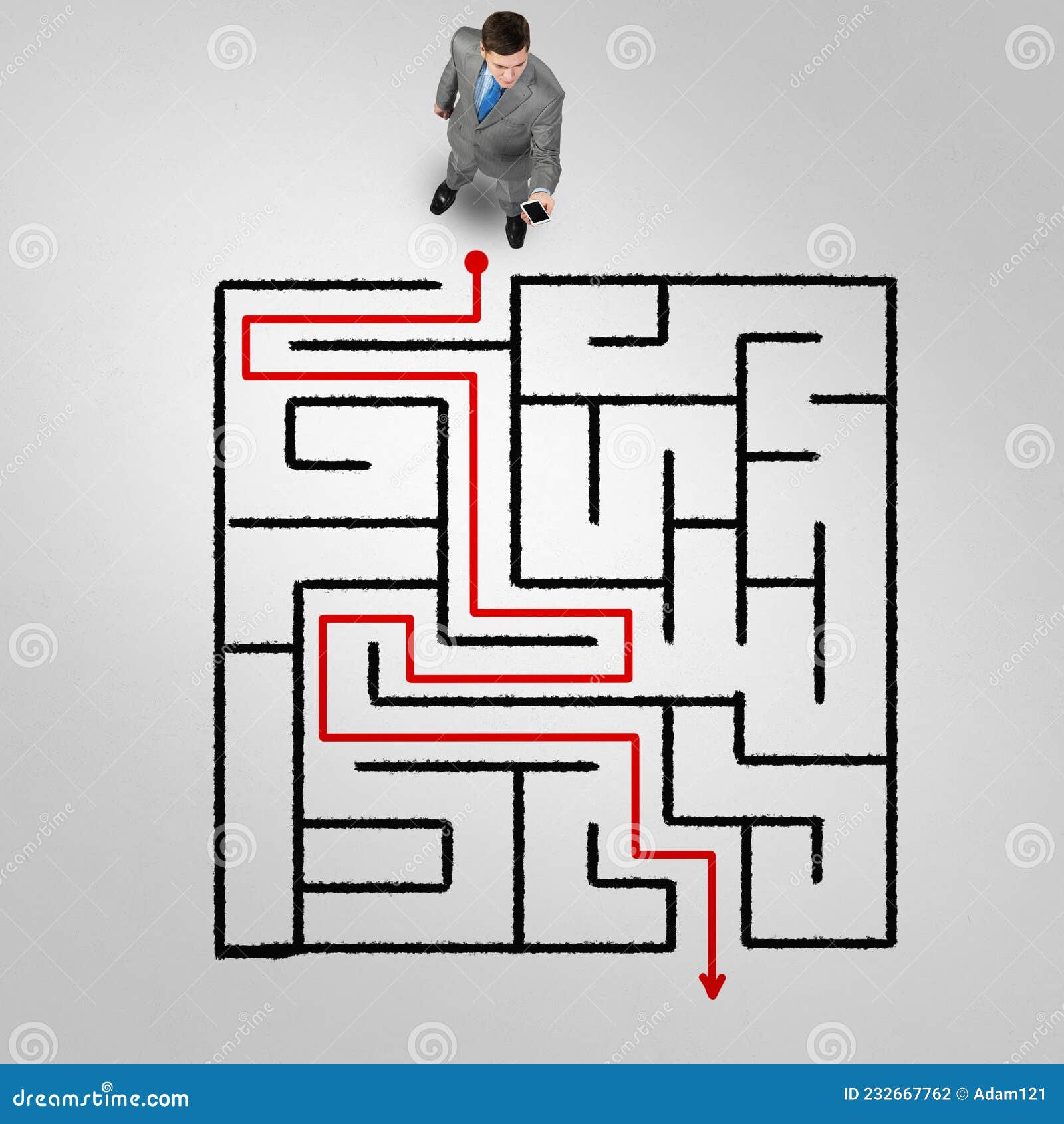 Finding Right Problem Solution Stock Photo - Image of think, manager ...