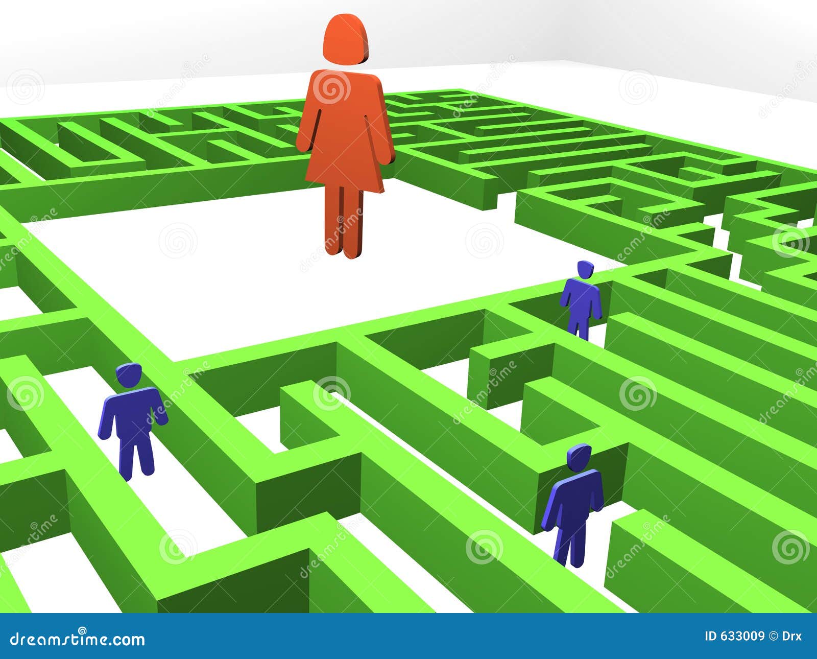 Finding right woman stock illustration. Illustration of female - 633009