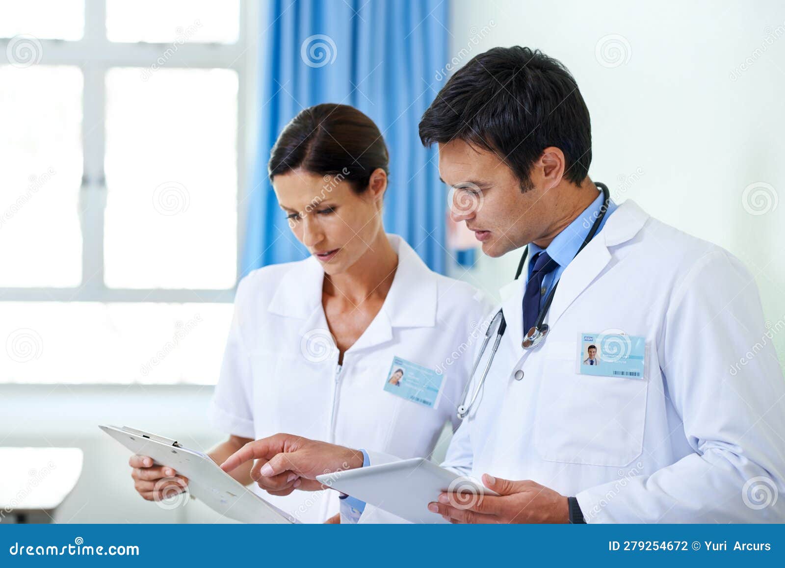 Finding the Root of Their Patients Problem. a Handsome Young Doctor and ...