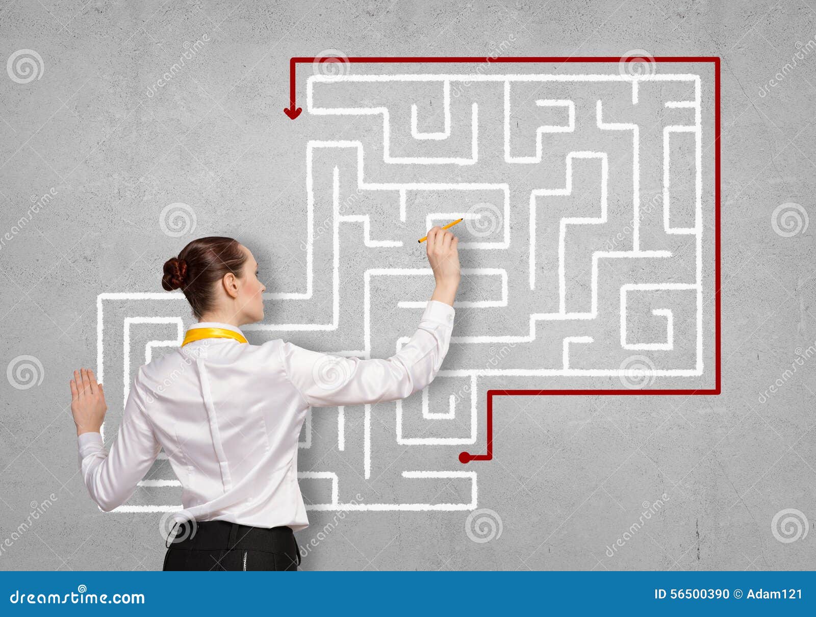 Finding solution stock photo. Image of maze, goal, concept - 56500390