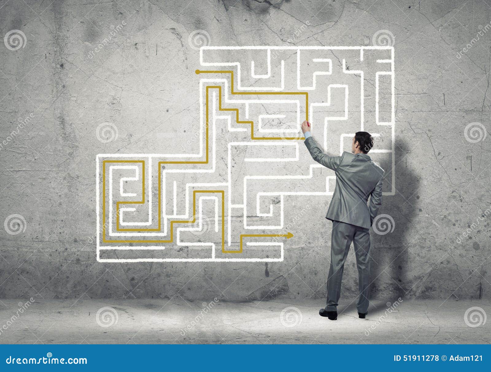 Finding solution stock photo. Image of creative, businessman - 51911278