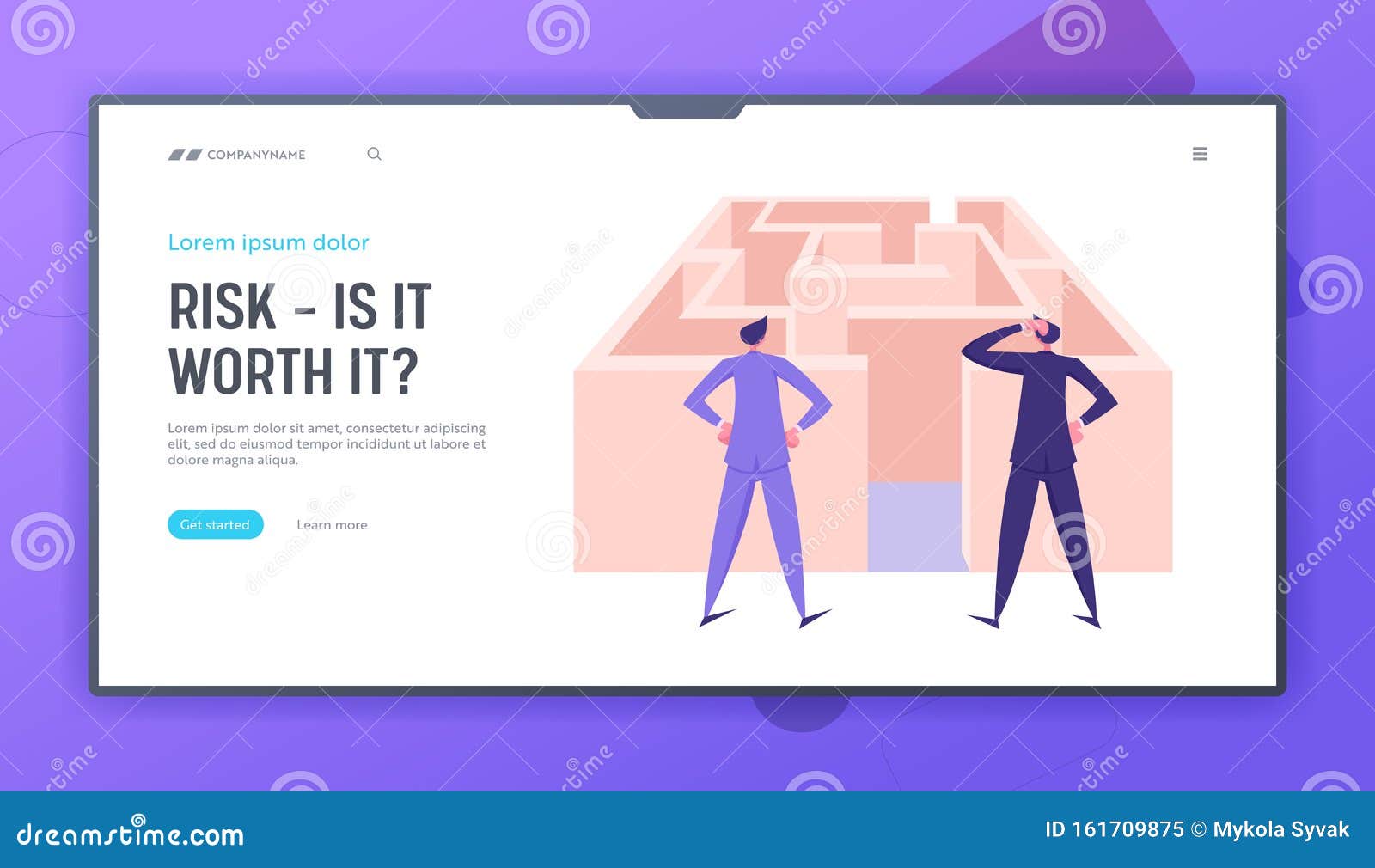 Finding Solution, Challenge and Problem Solving Website Landing Page ...