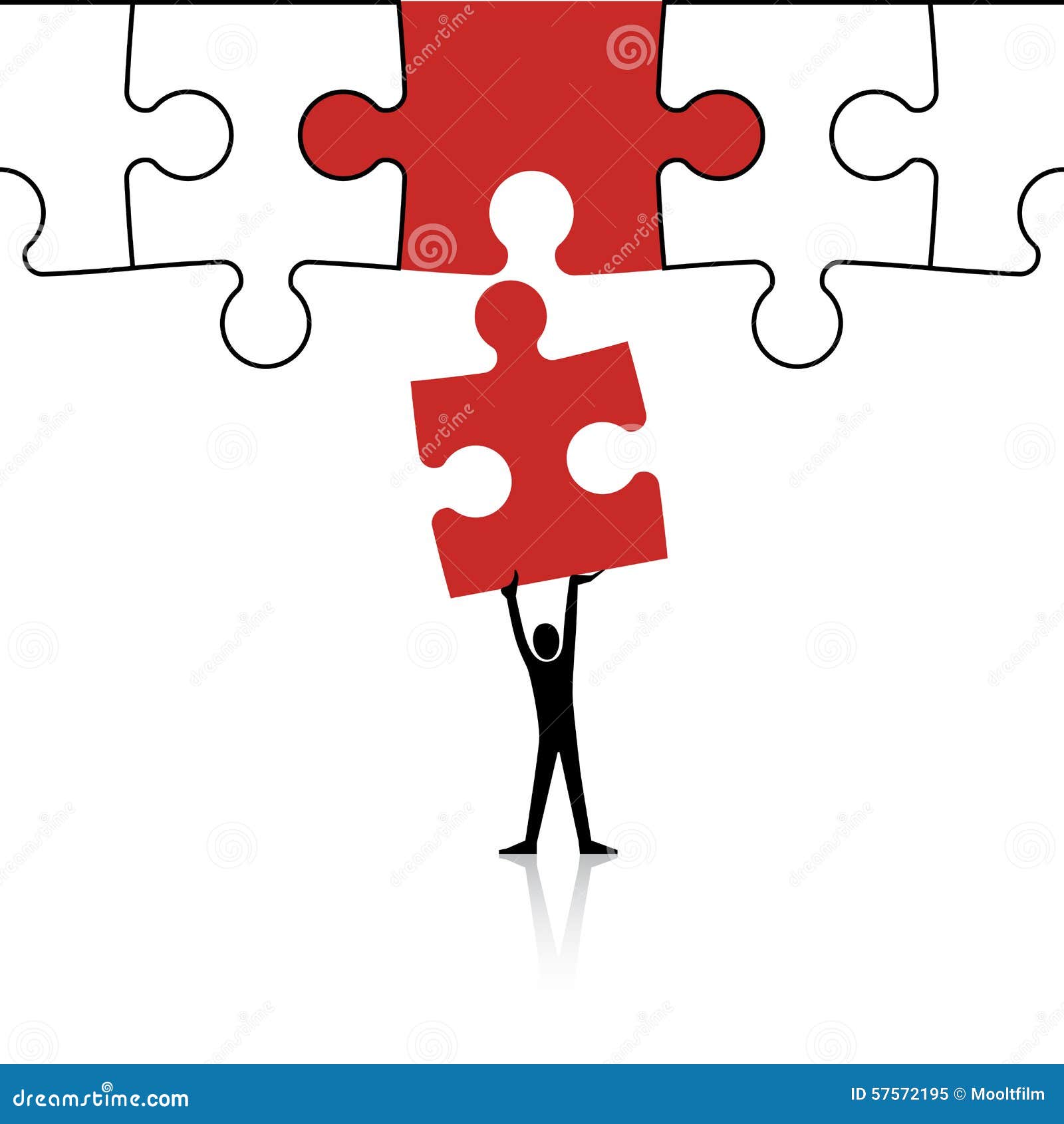 Finding solution stock vector. Illustration of working - 57572195