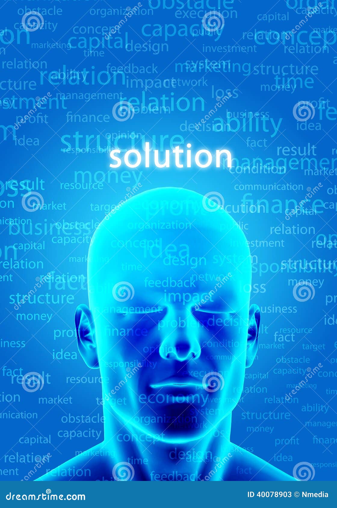 Finding Solution stock illustration. Illustration of genius - 40078903