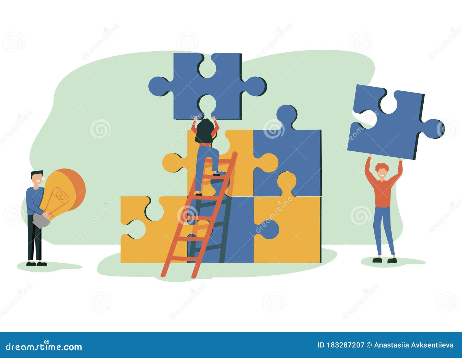 Finding Solution, Problem Solving. Teamwork and Partnership Stock ... Finding Solution, Problem Solving. Teamwork and Partnership Stock ...