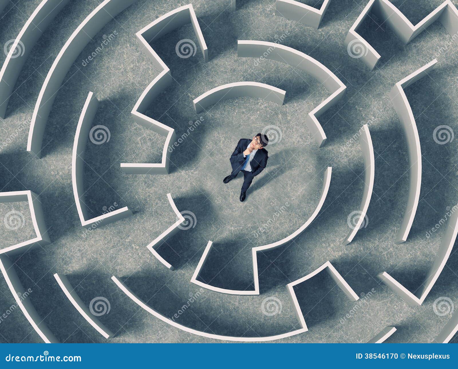 Finding the solution stock photo. Image of businessman - 38546170