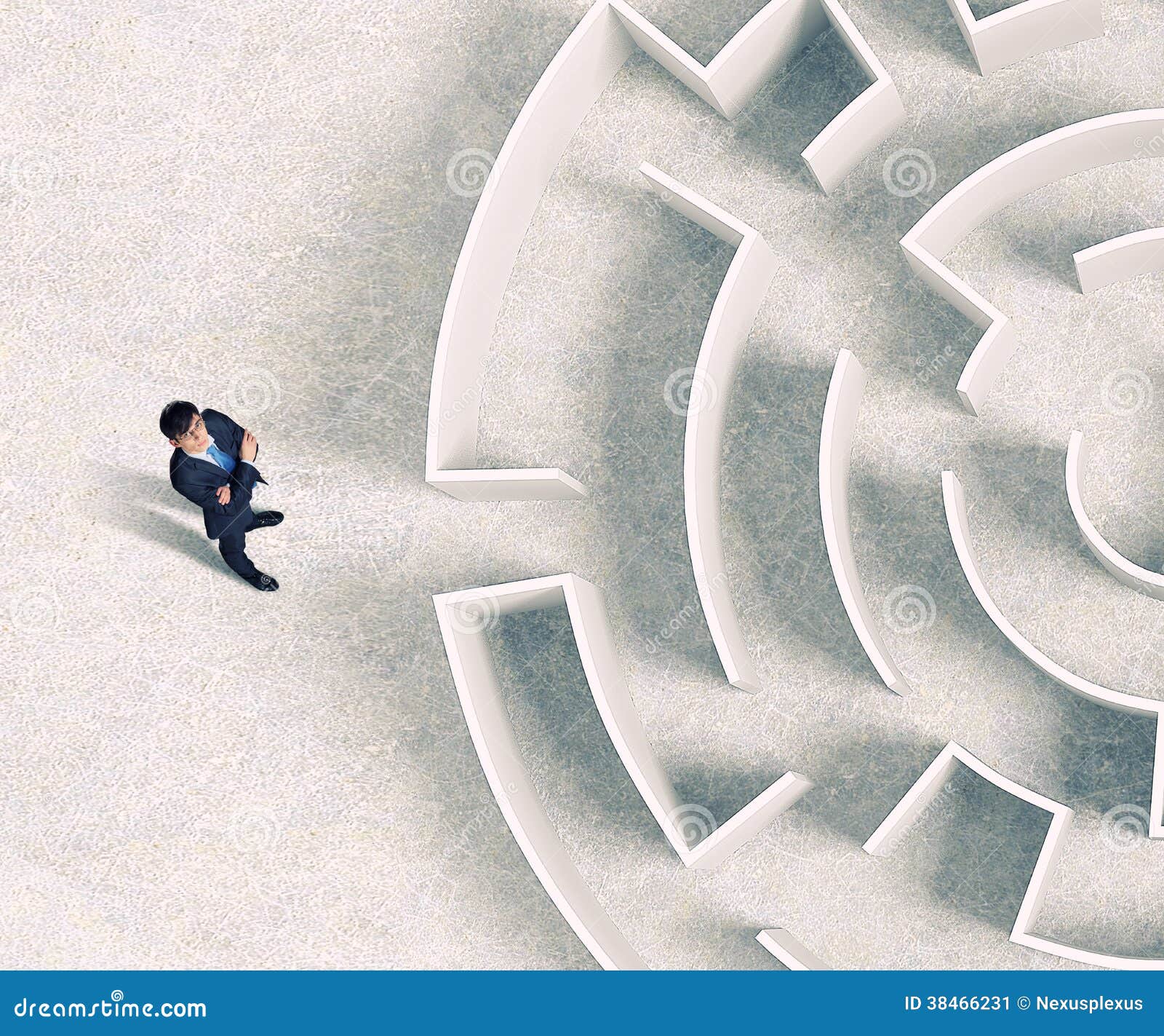 Finding the solution stock image. Image of manager, brainstorming ...