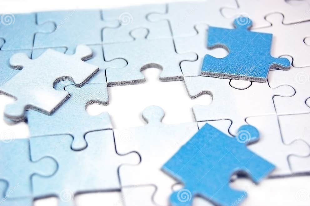 Finding solutions stock image. Image of success, jigsaw - 5291421