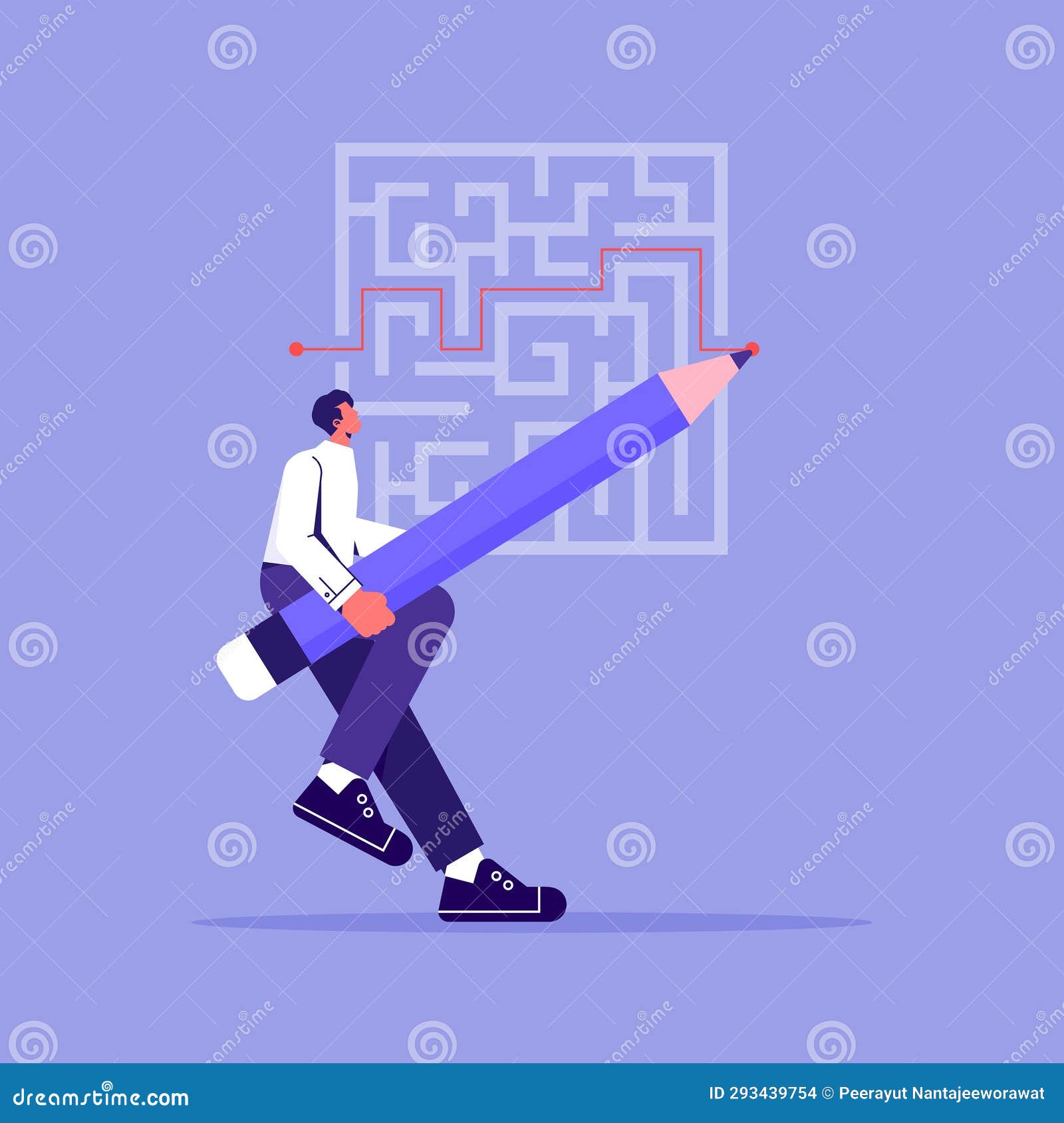 Finding Solutions Concept Vector Illustration. Creative Workers ...