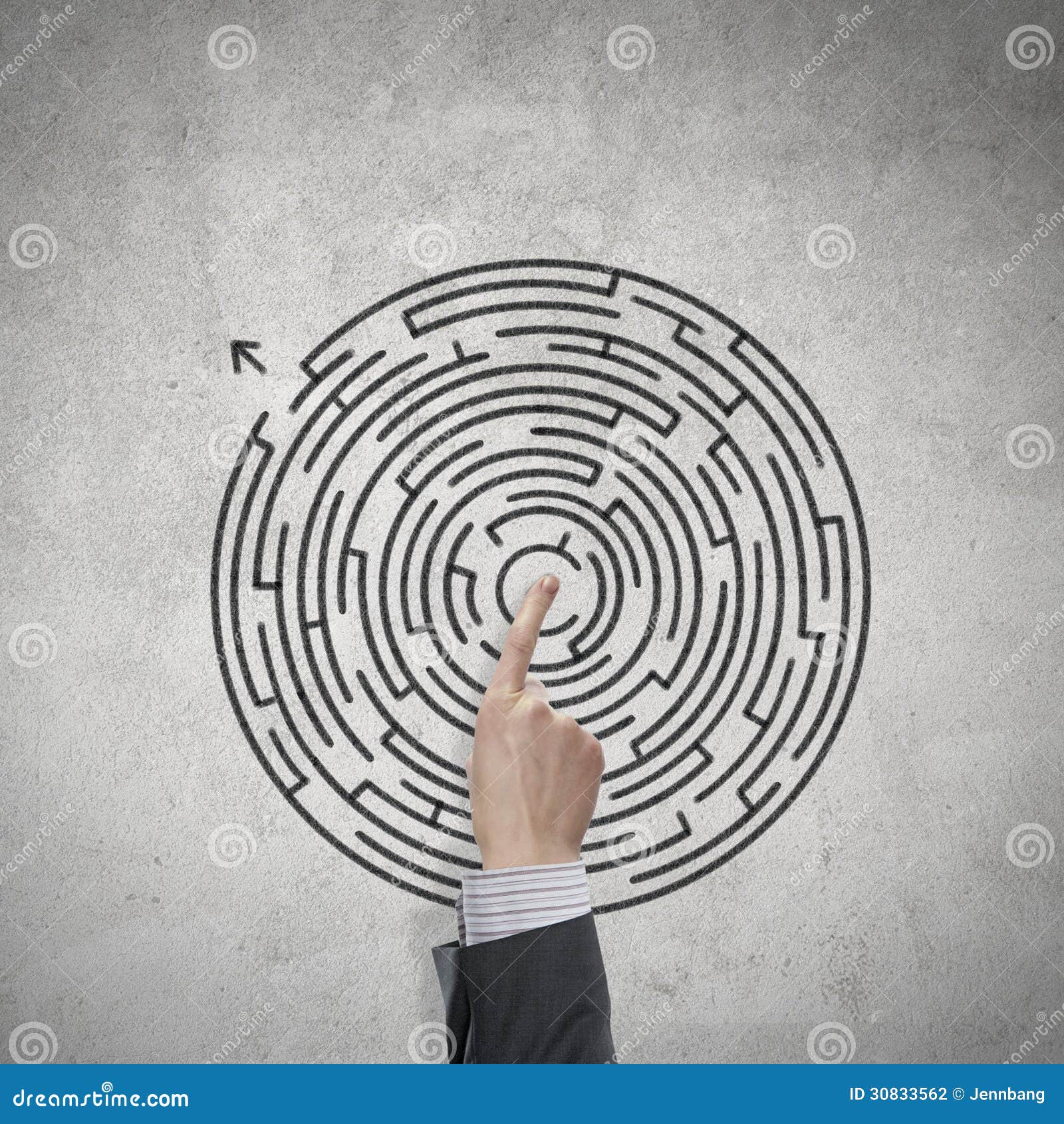 Finding solutions stock illustration. Illustration of searching - 30833562