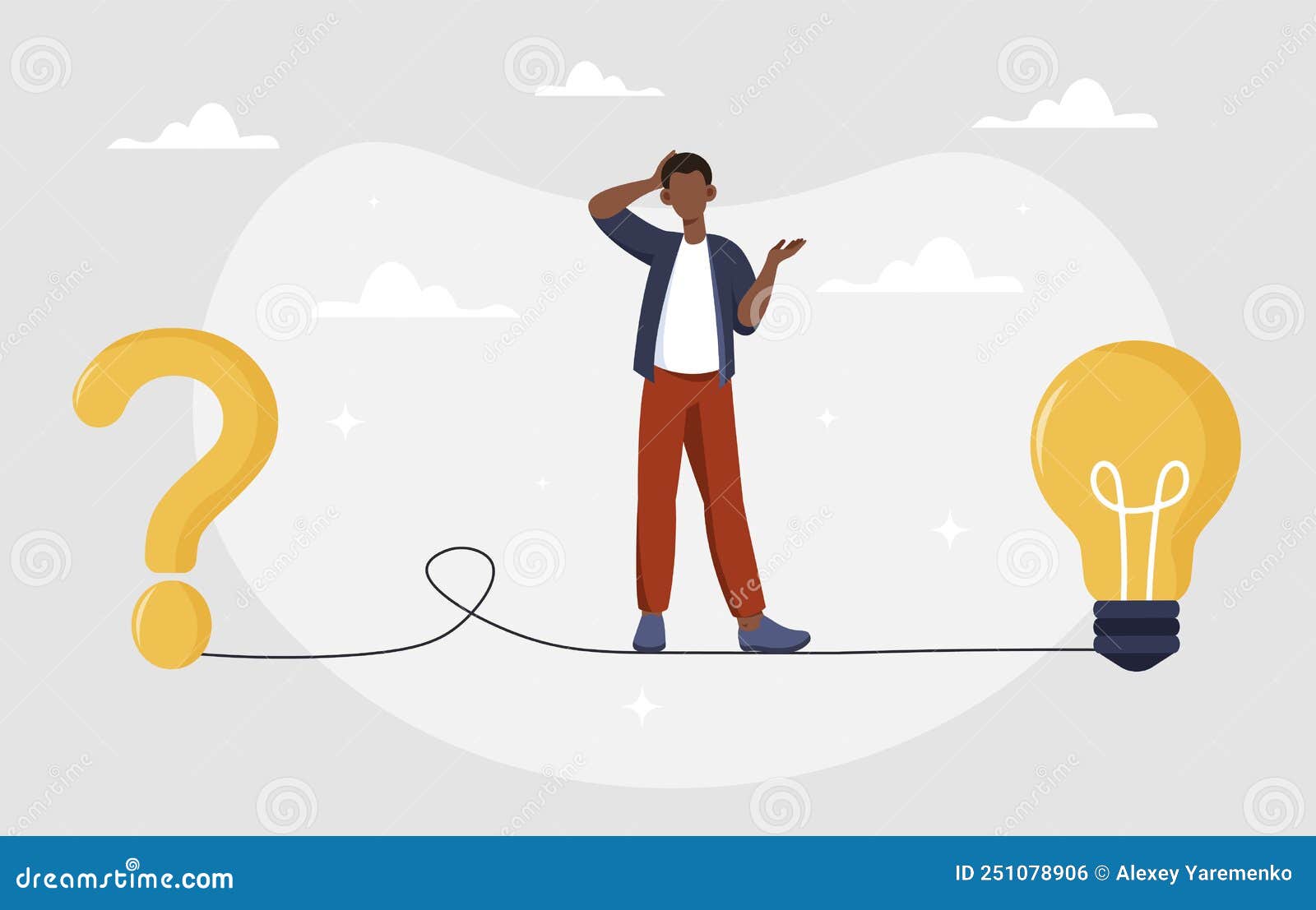 Finding Solutions To Problems Stock Vector - Illustration of connect ...