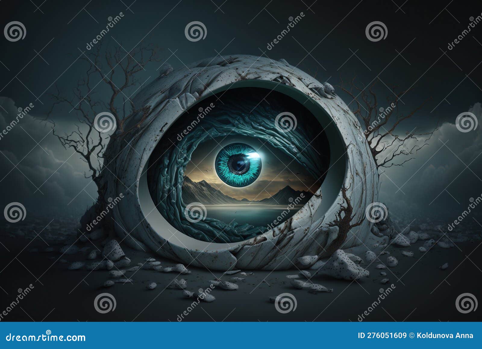 Finding Truth in the Darkness, Created with Generative AI Technology ...