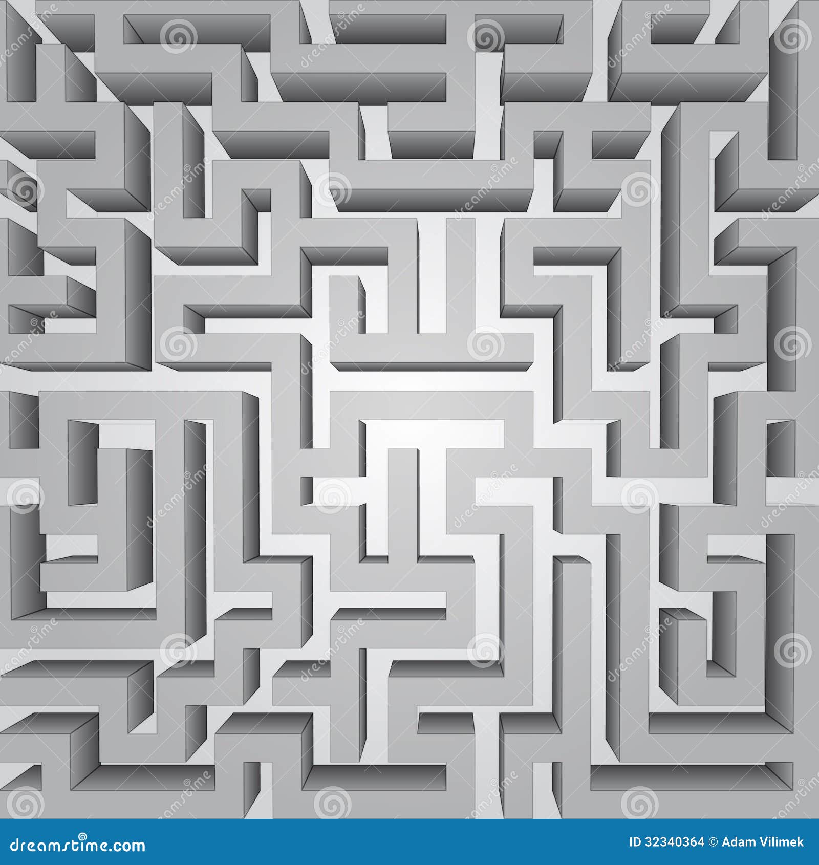Finding Way Labyrinth Concept Vector Structure Stock Vector ...
