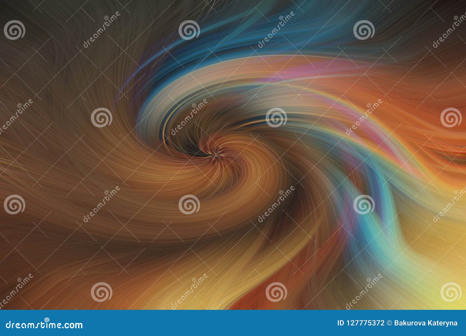 Fine Art Abstract Background. Multi Colored Swirl Pattern Stock ...