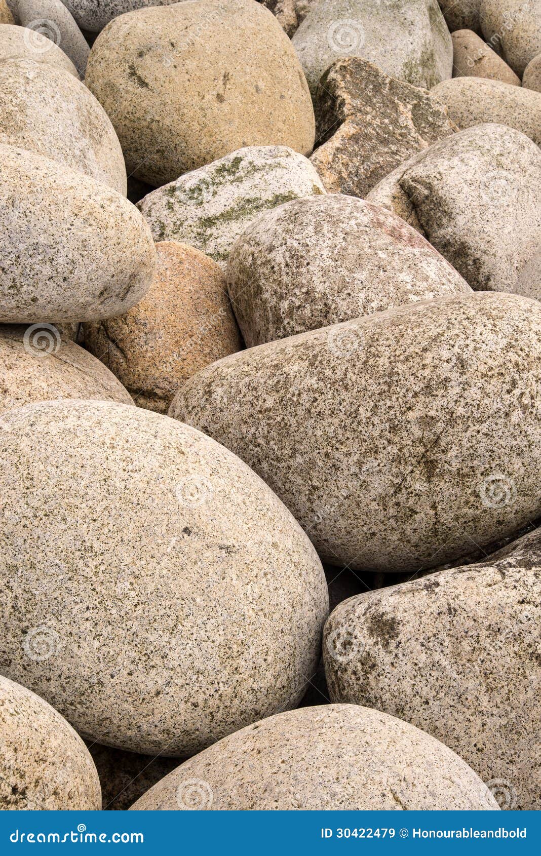 Fine Art Image of Large Rounded Rocks on Beach Stock Image - Image of ...